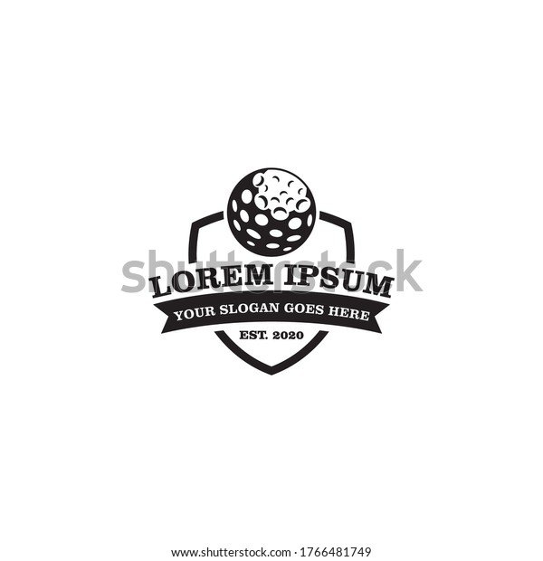 Golf Academy Logo Design Vector Stock Vector (Royalty Free) 1766481749 ...