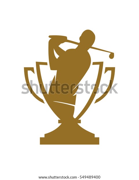 Golf Cup Logo Stock Vector (Royalty Free) 549489400