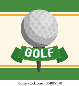 Golf Graphic Design Vector Illustration Stock Vector (Royalty Free ...