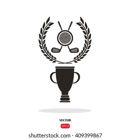 Golf Icon Cup Winner Icon Stock Vector (Royalty Free) 409399867 ...