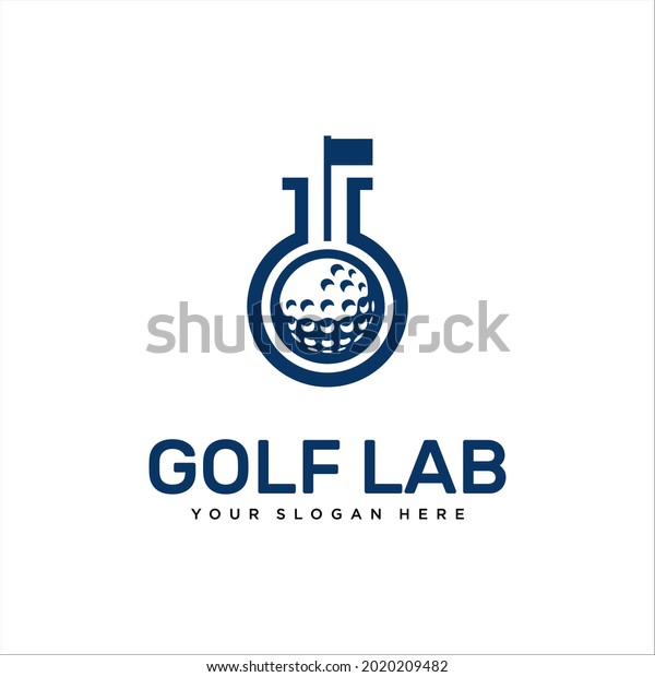 Golf Lab Logo Design Vector Stock Vector (Royalty Free) 2020209482 ...