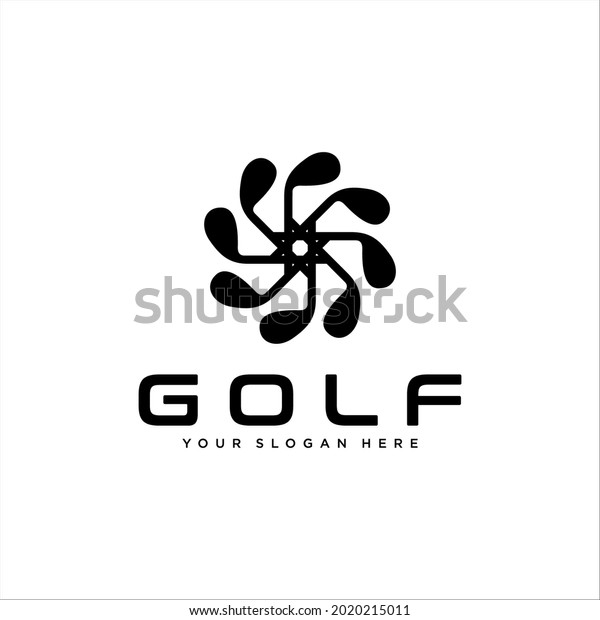 Golf Letter Logo Design Vector Stock Vector (Royalty Free) 2020215011 ...
