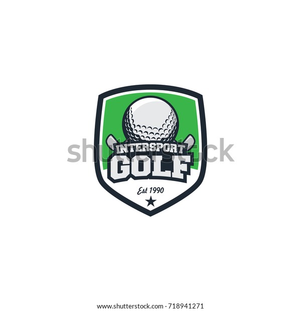 Golf Sport Simple Logo Team Vector 스톡 벡터(로열티 프리) 718941271 | Shutterstock