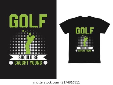 Golf T Shirt Design Template Stock Vector (Royalty Free) 2174816311 ...
