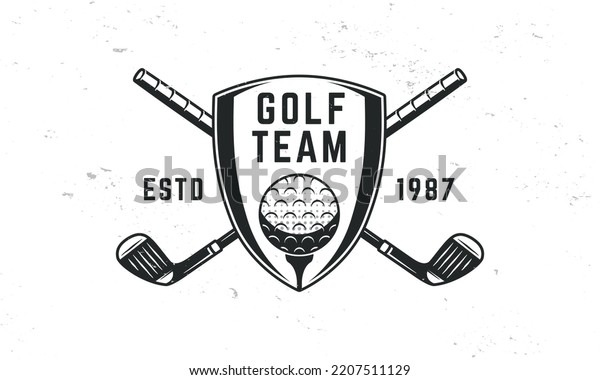 Golf Team Logo Template Golf Logo Stock Vector (Royalty Free ...
