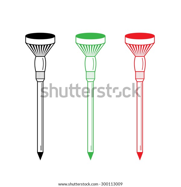 Golf Tees Vector Golf Tee Illustration Stock Vector (Royalty Free ...