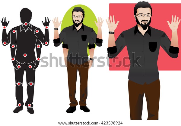 Good Animation Man Character Formal Suit Stock Vector (Royalty Free ...
