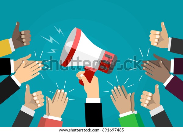Bonne annonce. Illustration vectorielle : image vectorielle de stock ...