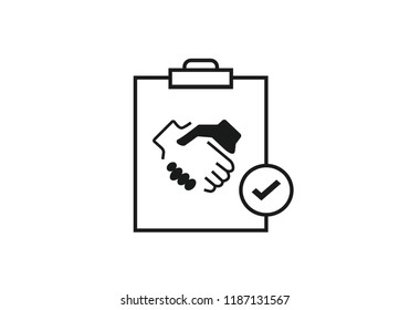 Good Business Relation Icon Stock Vector (Royalty Free) 1187131567 ...