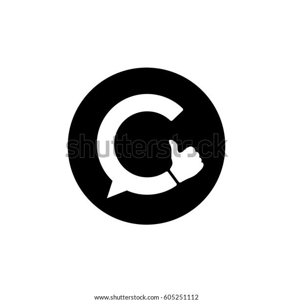 Good Chat C Chat Talk Logo Stock Vector (Royalty Free) 605251112 ...