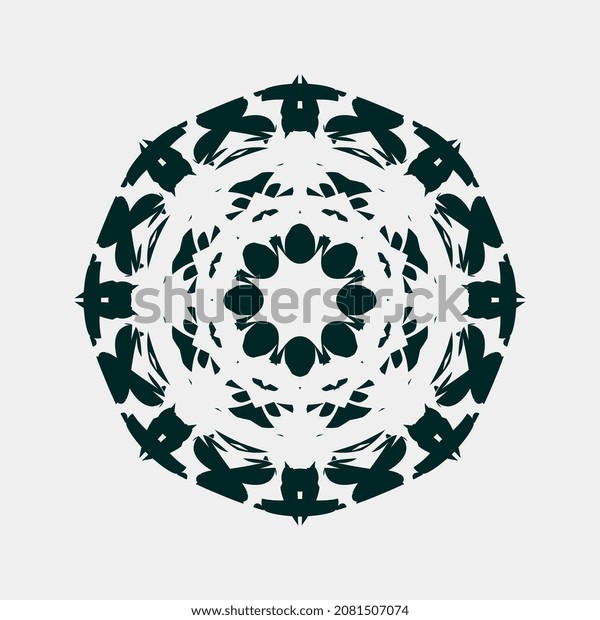 Good Circle Vector Illustration Wall Ornaments Stock Vector (Royalty ...