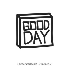 Good Day Hand Drawn Stock Vector (Royalty Free) 766766194 | Shutterstock