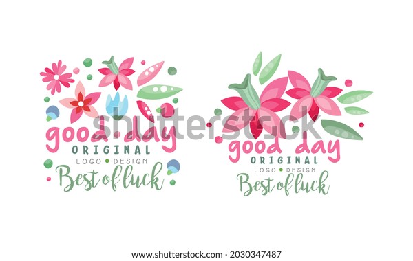 Good Day Logo Design Set Best Stock Vector (Royalty Free) 2030347487 ...