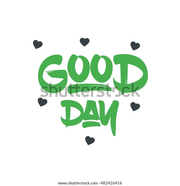 Good Day Logo Icon Design Green Stock Vector (Royalty Free) 482426416 ...