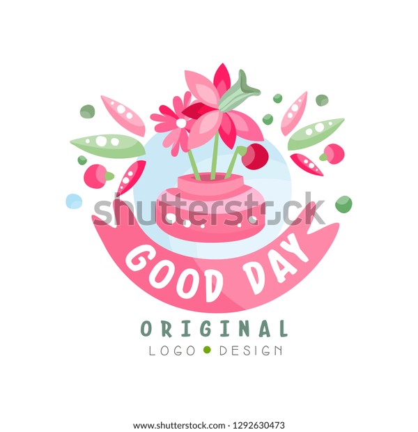 Good Day Logo Original Design Element 스톡 벡터(로열티 프리) 1292630473 ...