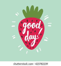 Good Day Vector Card Stock Vector (Royalty Free) 423782239 | Shutterstock