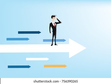 Good Direction Business Vector Illustration Stock Vector (Royalty Free ...