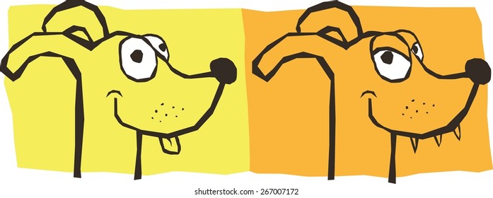 Good Dog Bad Dog Stock Vector (Royalty Free) 267007172 | Shutterstock