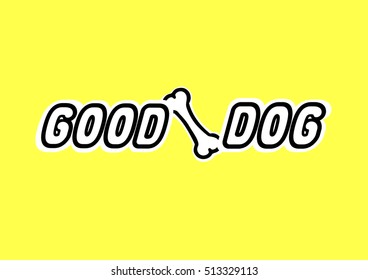 Good Dog Logo Stock Vector (Royalty Free) 513329113 | Shutterstock