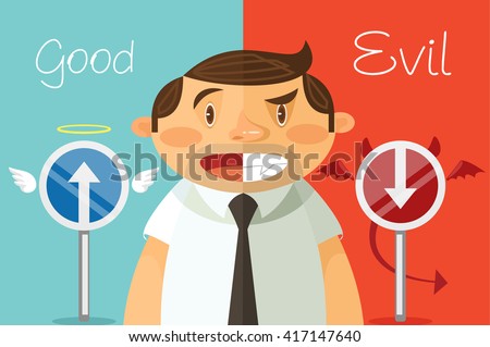 Good And Evil Drawings | Free download on ClipArtMag