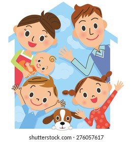 Good Friends House: vector de stock (libre de regalías) 276057617 ...