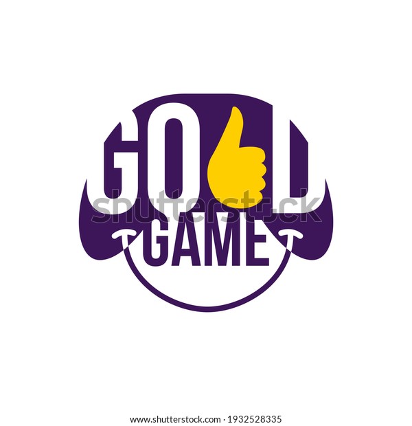 Good Game Logo Symbol Template Design Stock Vector (Royalty Free ...