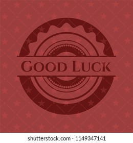 Good Luck Red Icon Emblem Stock Vector (Royalty Free) 1149347141 ...