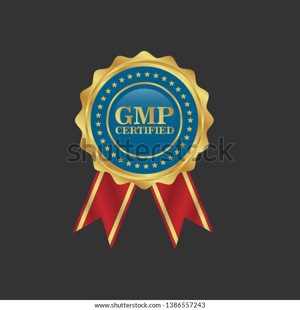 Good Manufacturing Practice Gmp Certifiedgold Emblem Stock Vector ...