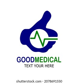 Good Medical Vector Logo Template Illustrationthis Stock Vector ...