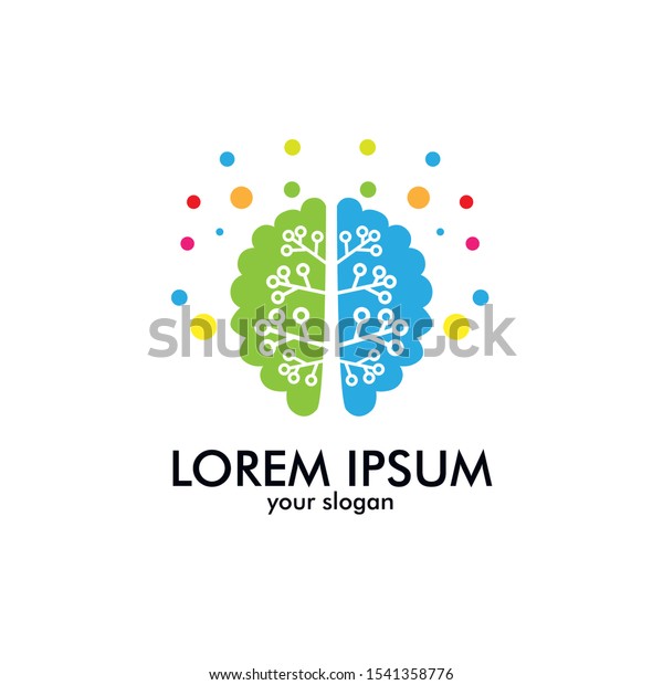 Good Mind Logo Icon Brain Symbol Stock Vector (Royalty Free) 1541358776