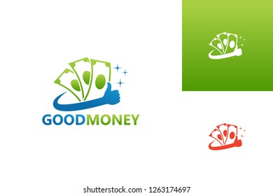 Good Money Logo Template Design Vector Stock Vector (Royalty Free ...