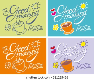 Good Morning Stock Vector (Royalty Free) 311225426 | Shutterstock