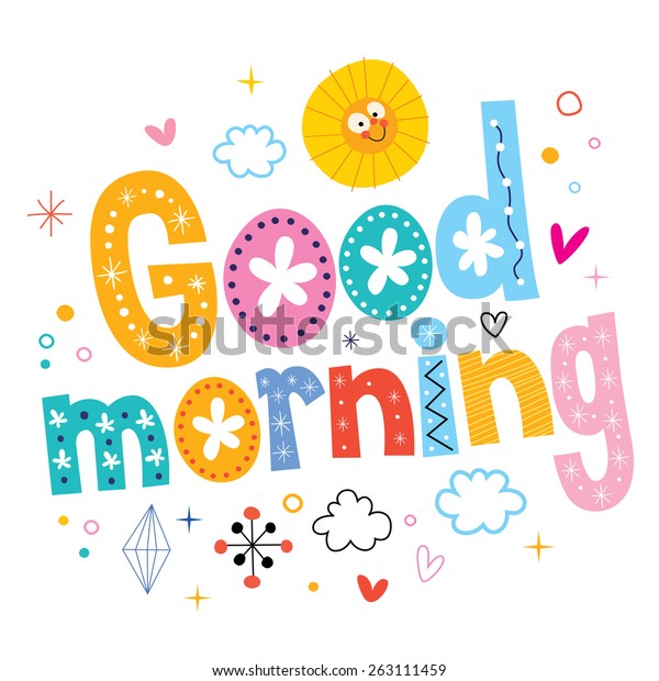 Good Morning 库存矢量图（免版税）263111459 | Shutterstock
