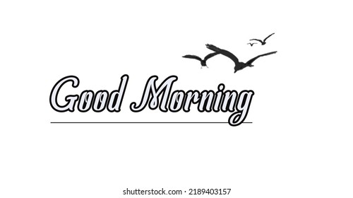 Good Morning Beautiful Vector Design Stock Vector (Royalty Free ...
