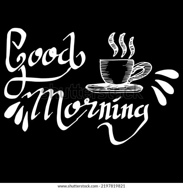 Good Morning Quotes Doodle Vector Stock Vector (Royalty Free ...