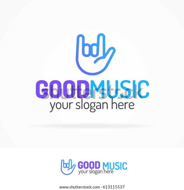 Good Music Logo Set Modern Color Stock Vector (Royalty Free) 613115537 ...