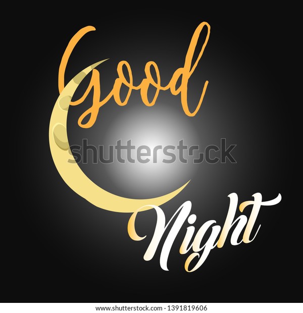 Good Night Logo Design Vector Stock Vector (Royalty Free) 1391819606 ...