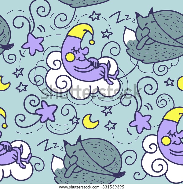 Good Night Moon Fox Star Baby 스톡 벡터(로열티 프리) 331539395 | Shutterstock