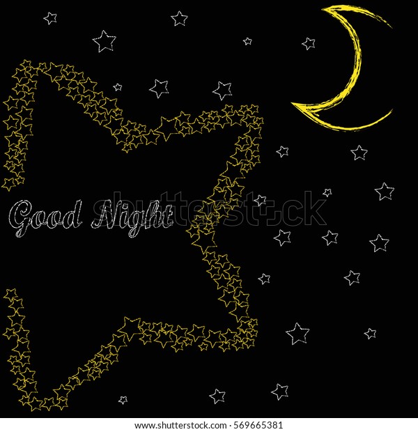 Good Night Star Stock Vector (Royalty Free) 569665381 | Shutterstock