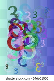 Good Number 3 Idea Line Attractive Stock Vector (Royalty Free ...