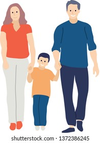 Good Parenting Nurturing Care Trust Support Stock Vector (Royalty Free ...