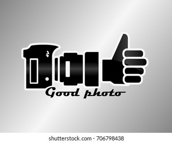 Good Photo Logo Template Stock Vector (Royalty Free) 706798438 ...