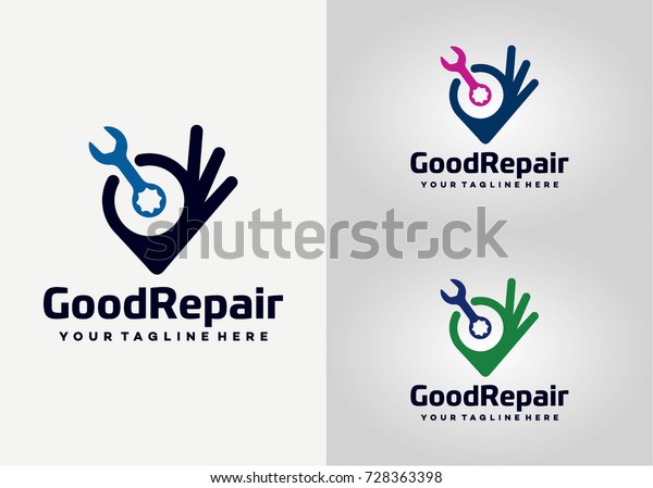 Good Repair Logo Template Design Creative Stock Vector (Royalty Free ...