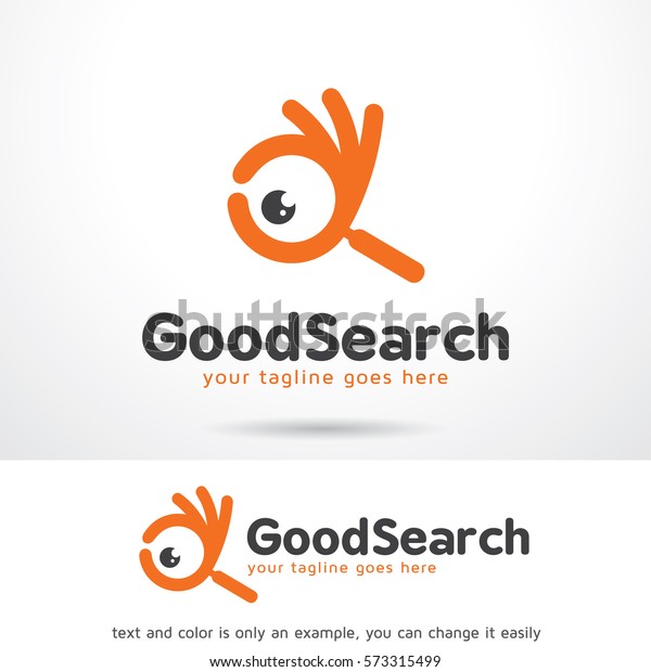 Good Search Logo Template Design Vector Stock Vector (Royalty Free ...