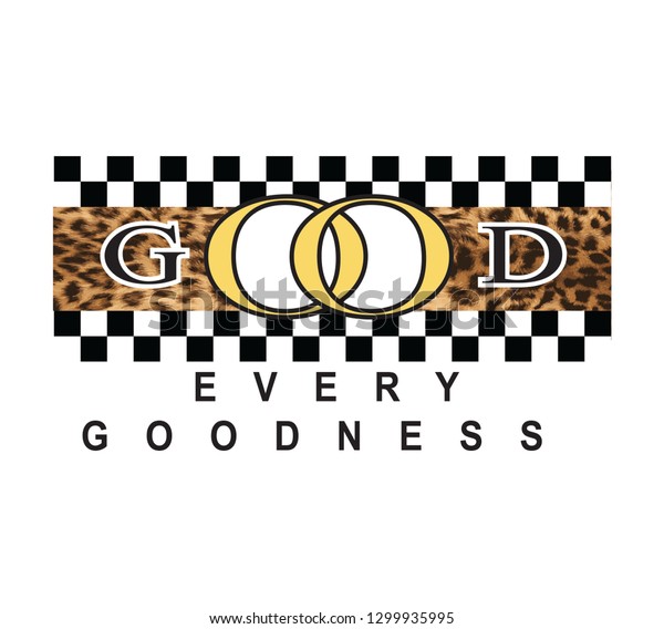 Good Slogan Design Stok Vektör (Telifsiz) 1299935995