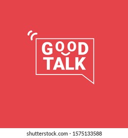 Good Talk Chat Logo Design Stock Vector (Royalty Free) 1575133588 ...