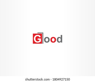 Good Text Typography Template Design Stock Vector (Royalty Free ...