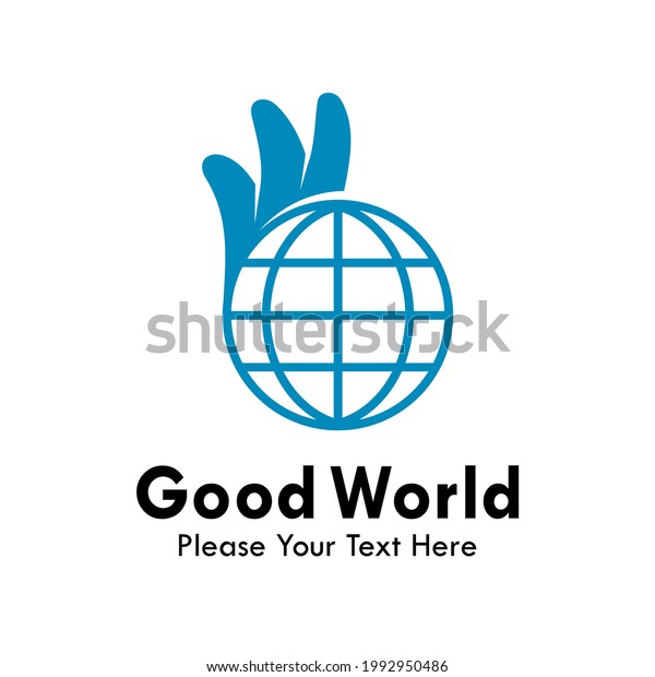 Good World Logo Template Illustration Stock Vector (Royalty Free ...