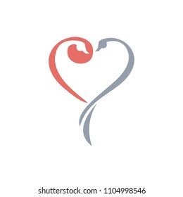 Goose Heart Logo Stock Vector (Royalty Free) 1104998546 | Shutterstock
