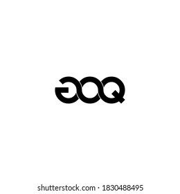 Goq Letter Original Monogram Logo Design Stock Vector (Royalty Free ...